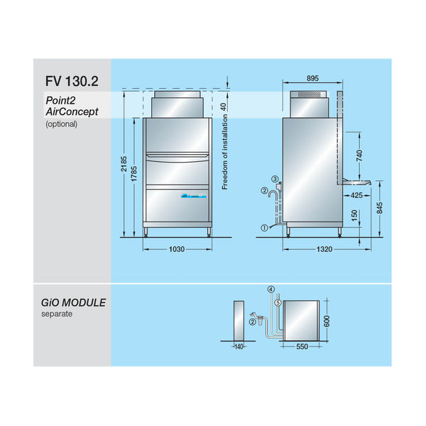 Meiko FV250.2 Air Concept Commercial Pot Washer