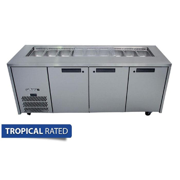 Williams 3 Door Stainless Steel Under Counter Fridge - HO3USSBA