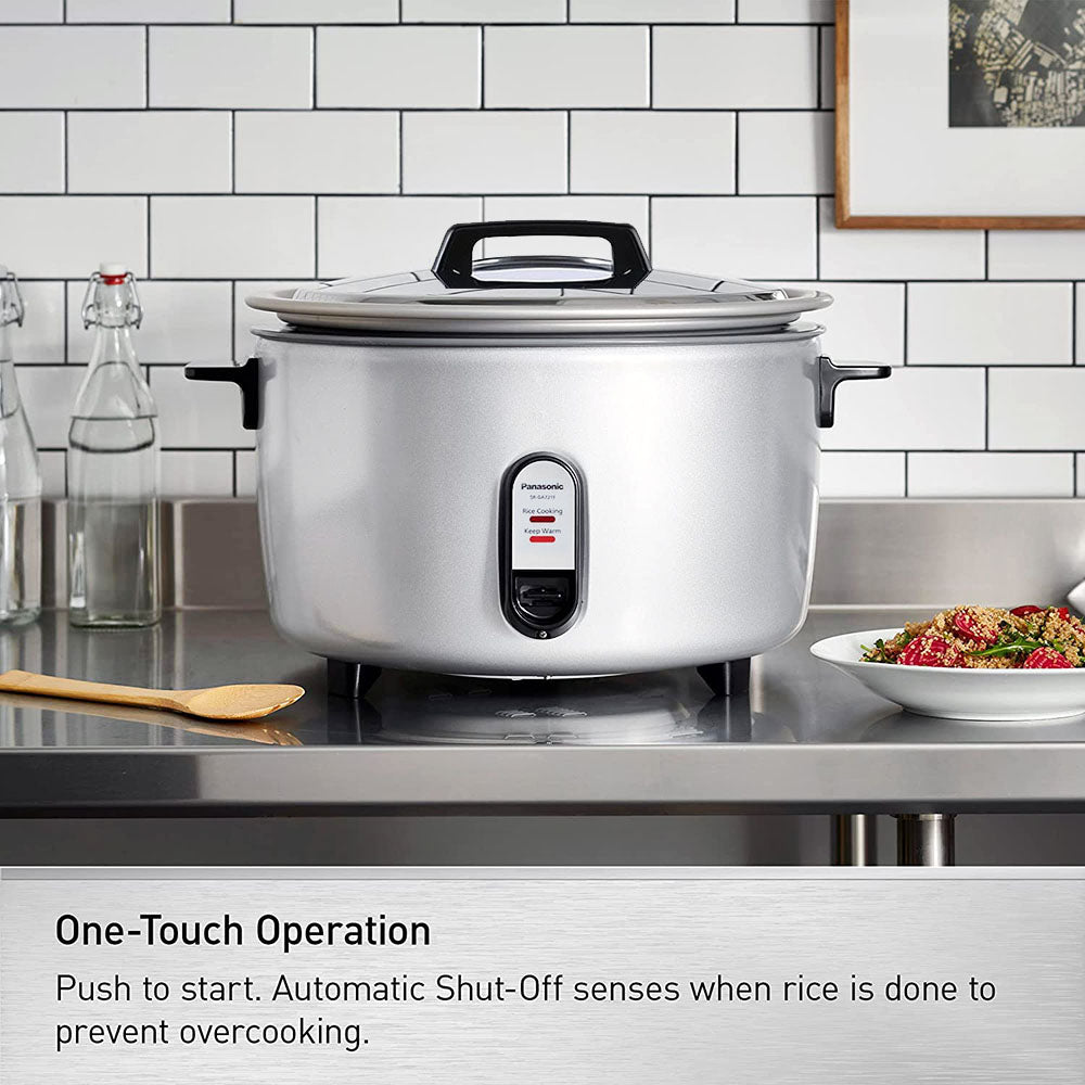 Panasonic 40 Cup Rice Cooker with Stainless Lid 7.2L